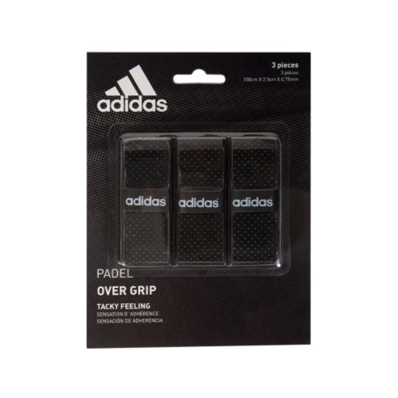 Adidas Padel Racket Overgrips - Black – PadelZone